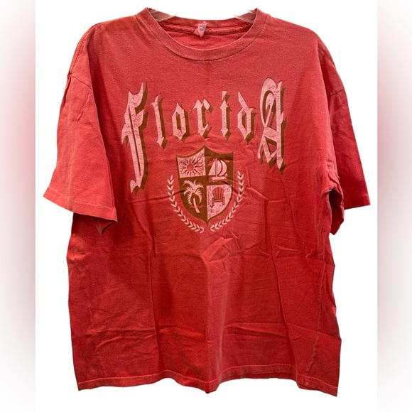 Shirts | Vintage Florida Unique Script Tee Shirt Size Xl Gvc | Poshmark